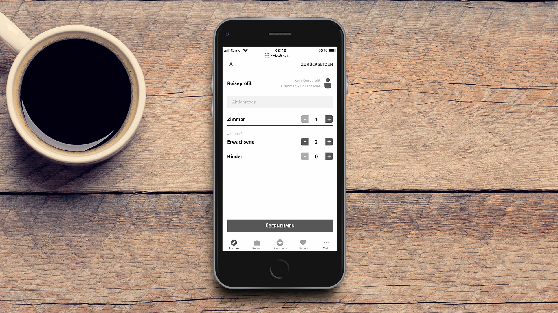 H-Hotels.com app - great extras, fast booking, collecting HotMiles